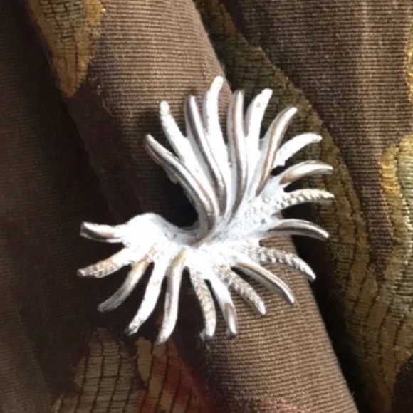 Jewelry | Vintage Brooch Icycle Freeform Spiky Style Splash | Poshmark